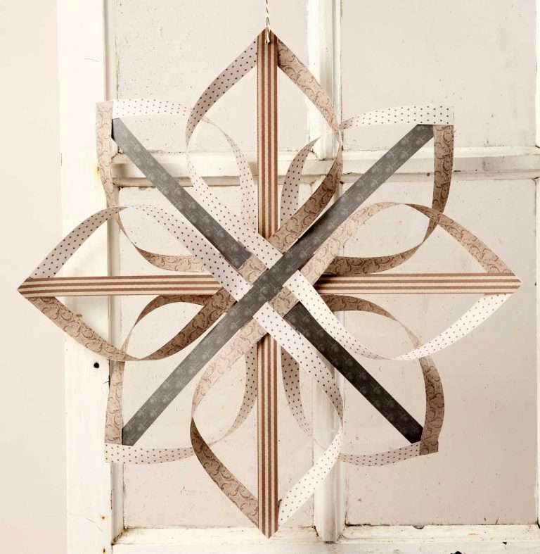 Sådan laver du flettede julestjerner - og 7 andre idéer med stjernestrimler