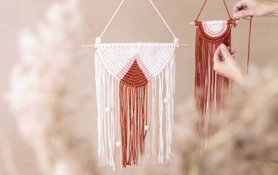 5 kreative idéer til macramé - kom godt i gang med vores trin for trin ...